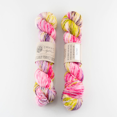 Emma's Yarn, Practically Perfect Sock // Sour Patch