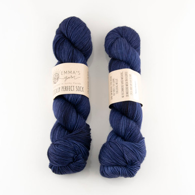 Emma's Yarn, Practically Perfect Sock // Navy Blazer