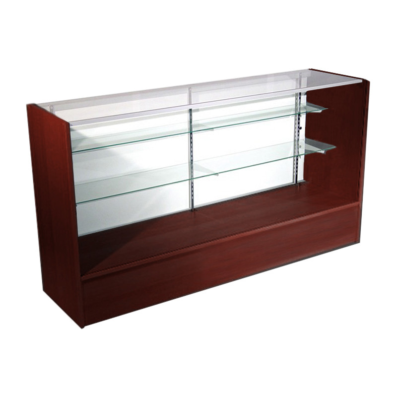 Economy Wall Glass Display Showcase with Light 78"H