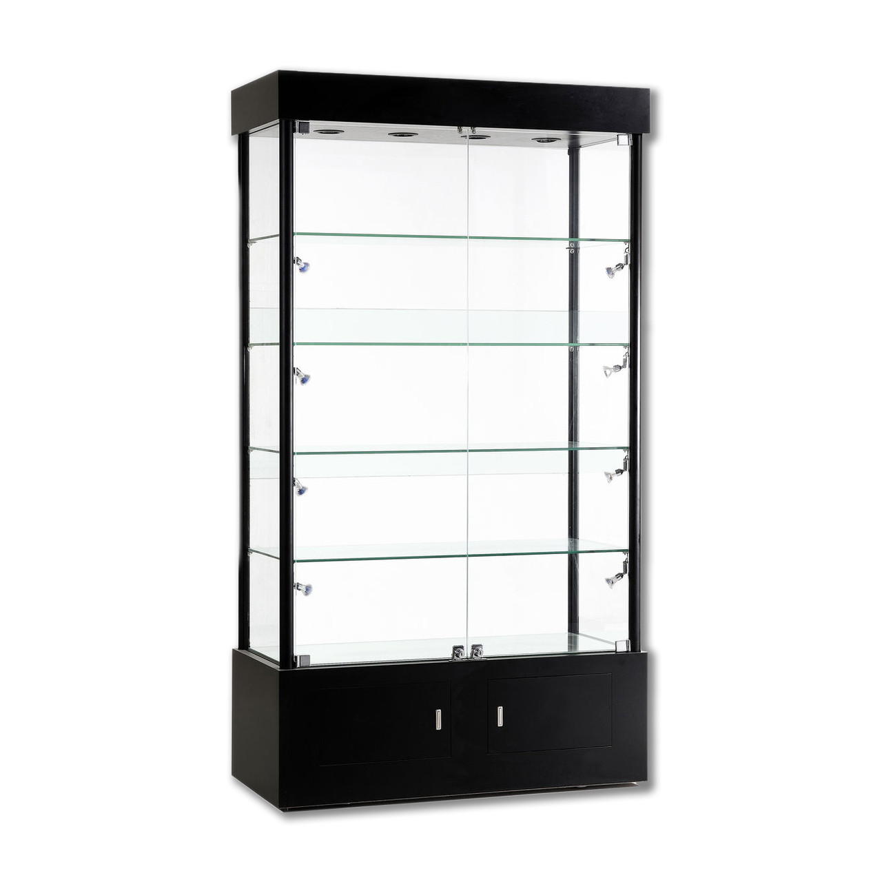 Assembled Wall Glass Showcase - Store Fixtures Direct