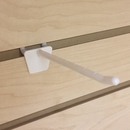 Plastic Economy Hooks For Slatwall and Pegboard, Off-White - Store ...
