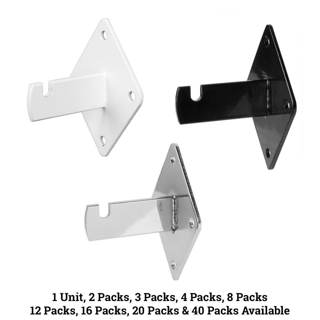 Gridwall Mounting Brackets - Store Fixtures Direct