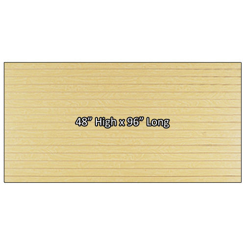 Slatwall Panel 4' x 8' Hard Rock Maple