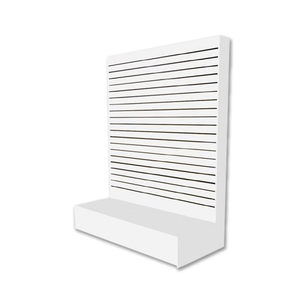 48" L Slatwall L Shaped Wall Merchandiser - Store Fixtures Direct