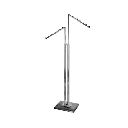 Adjustable 2-Way Waterfall Clothing Rack - Store Fixtures Direct