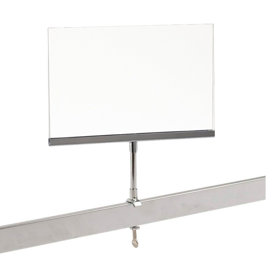 Universal Retail Rack Acrylic Sign Holder, 7" X 11" - Store Fixtures Direct