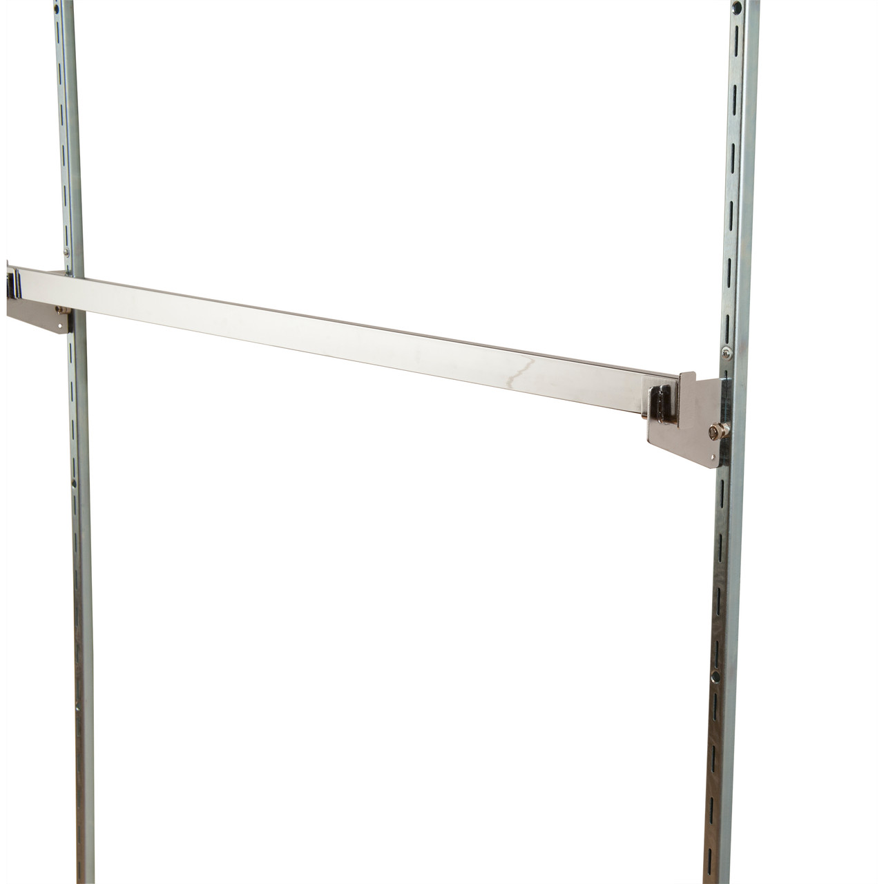 Heavy Duty Rectangular Tubing Hangrail Bracket, 3" L - Store Fixtures Direct