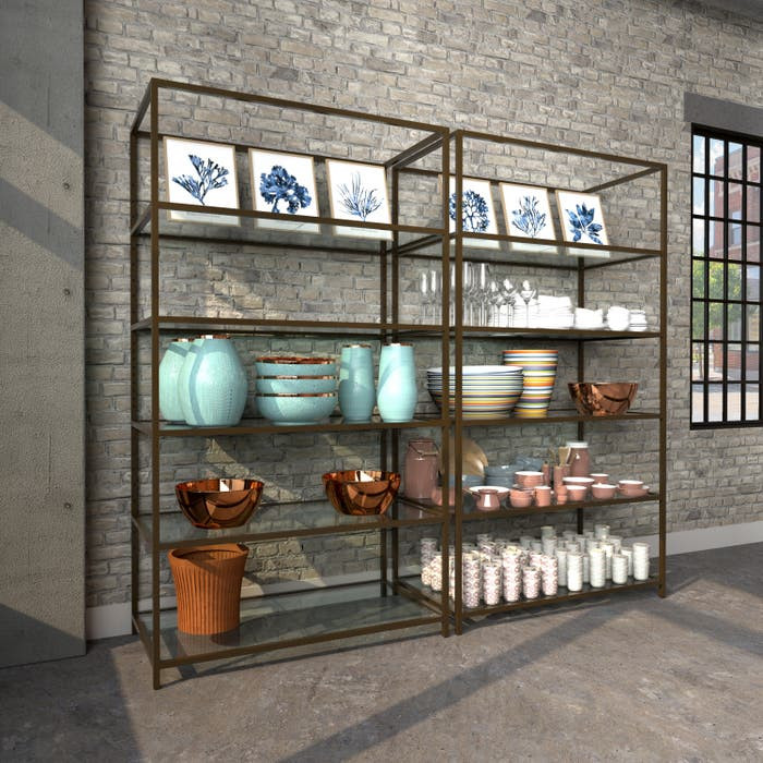 Lena Free Standing Merchandiser - Store Fixtures Direct