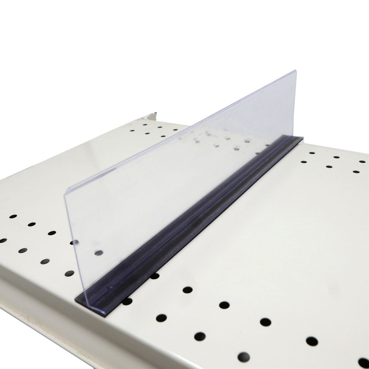 Plastic Clear Magnetic Shelf Dividers 1" or 3" H - Store Fixtures Direct