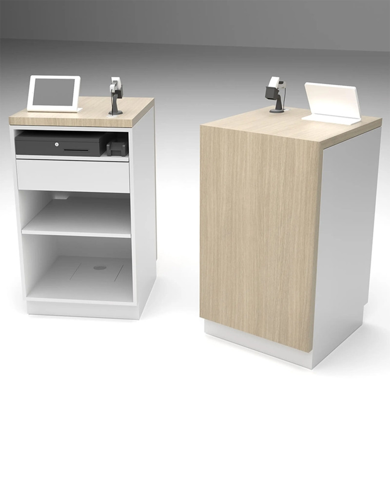 Deluxe 24" Retail Register Cash Wrap Stand with Drawer