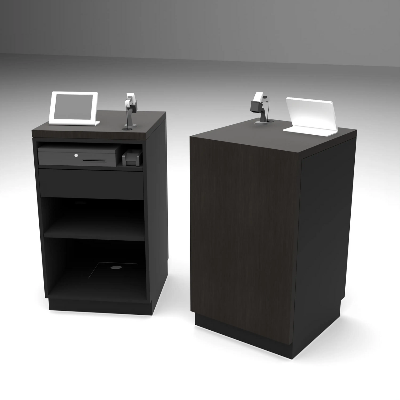 Deluxe 24" Retail Register Cash Wrap Stand with Drawer