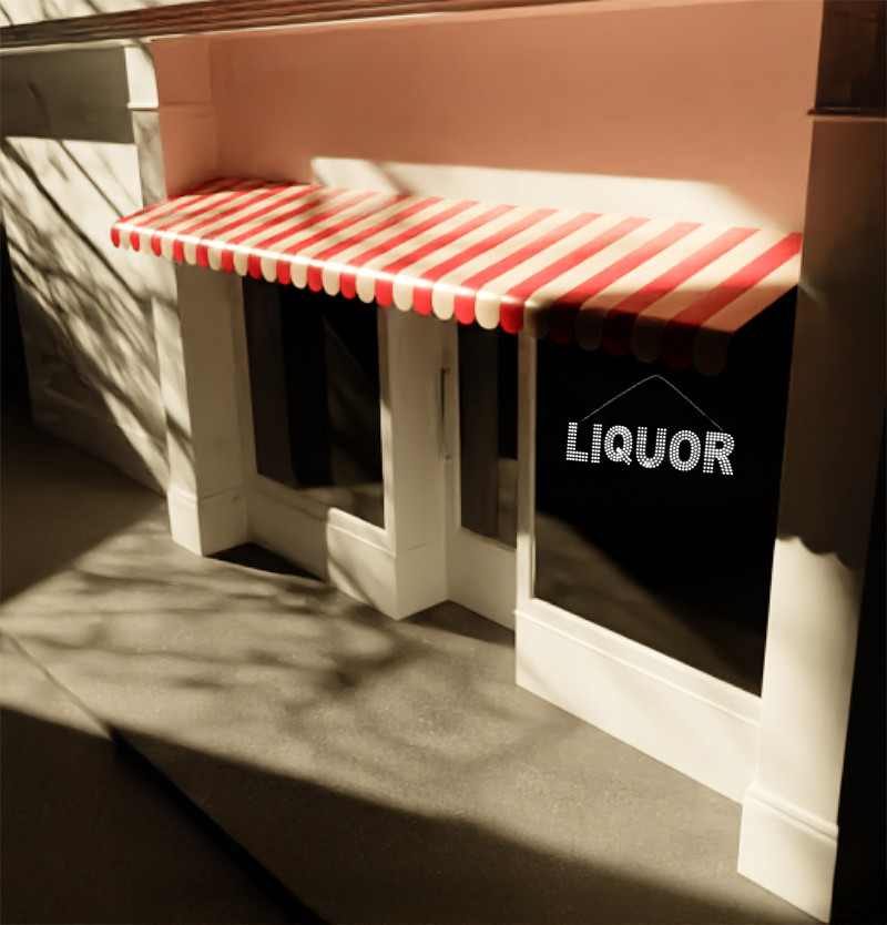 "LIQUOR" LED Sign - Store Fixtures Direct
