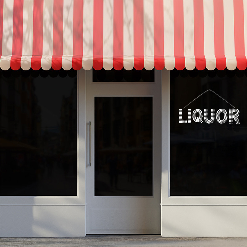 "LIQUOR" LED Sign - Store Fixtures Direct