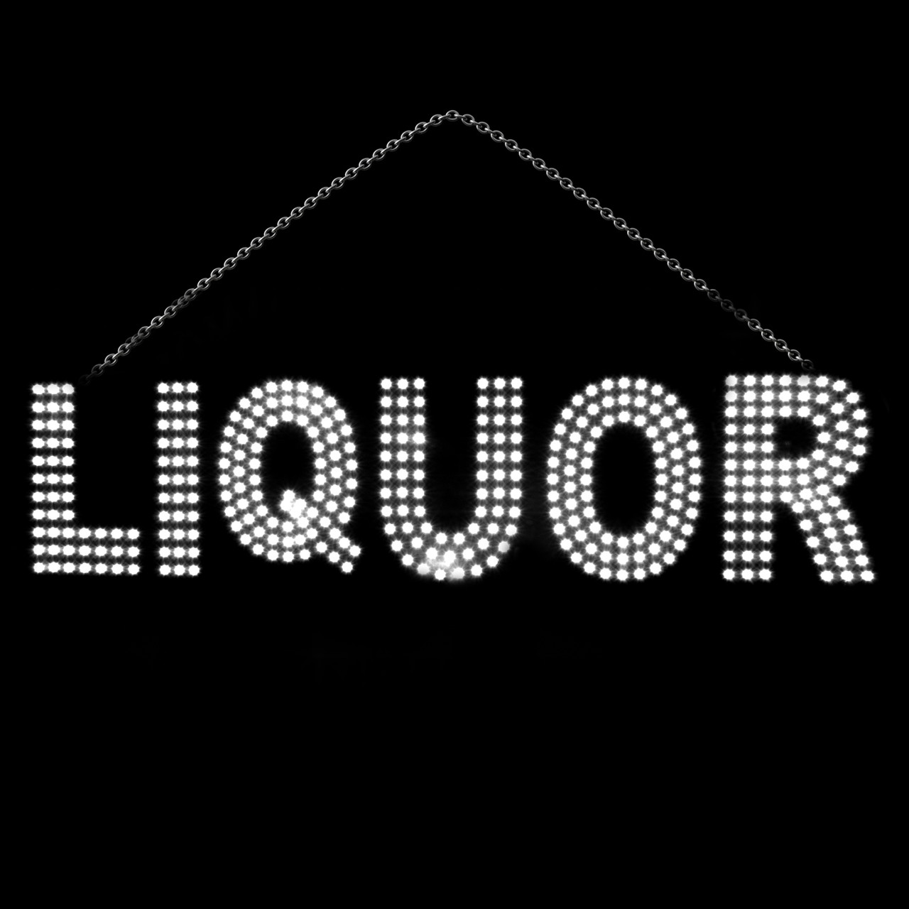 "LIQUOR" LED Sign - Store Fixtures Direct
