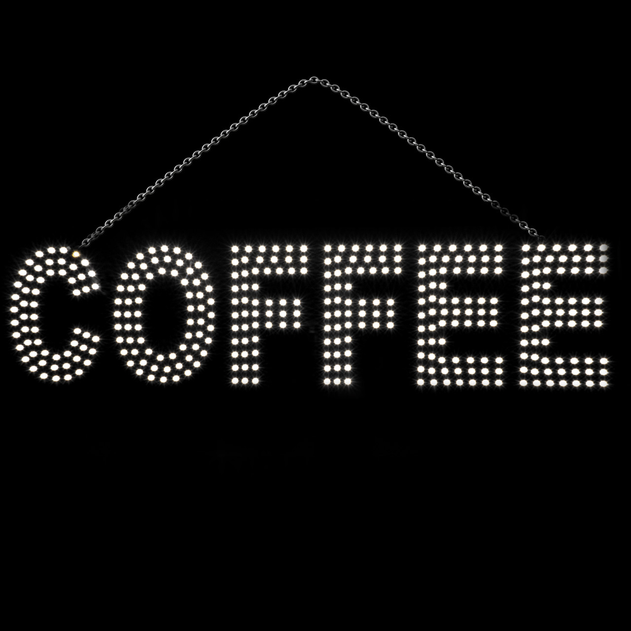 "COFFEE" LED Sign - Store Fixtures Direct