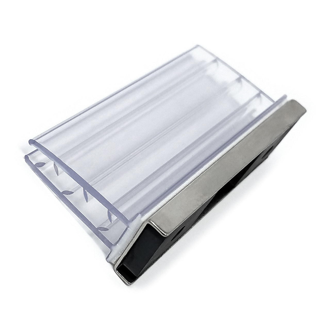 Magnetic Sign Holder For Gondola Metal Shelves And Pallet Racks