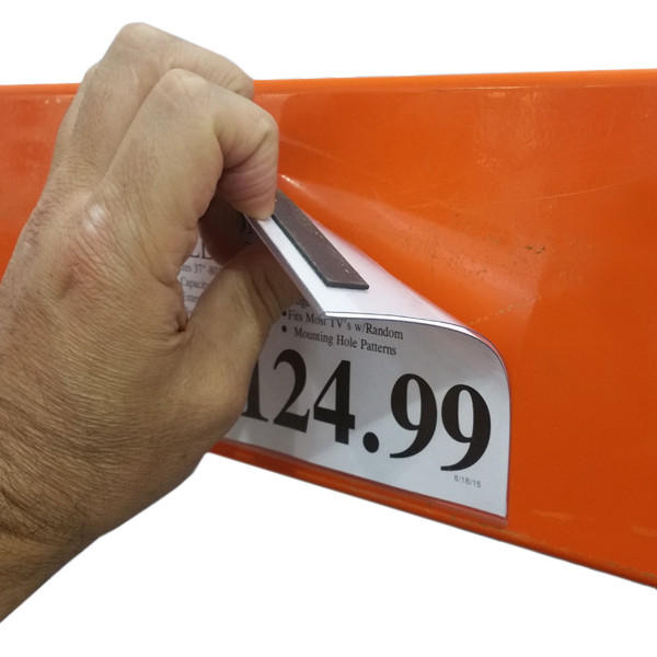 Magnetic Pallet Rack Sign Holder Kit - Store Fixtures Direct