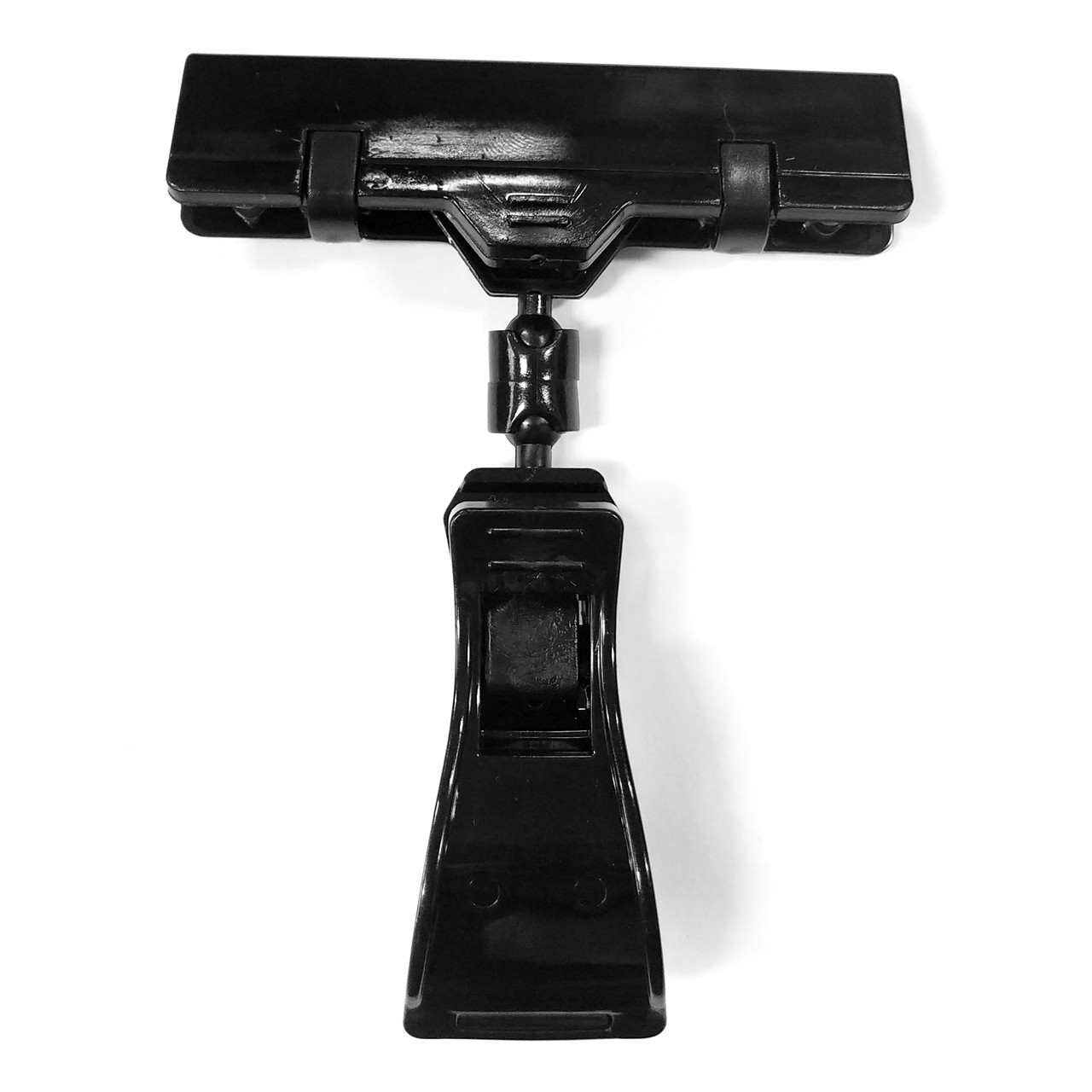 Jumbo Black POP Clamp, Rotating Sign Holder - Store Fixtures Direct