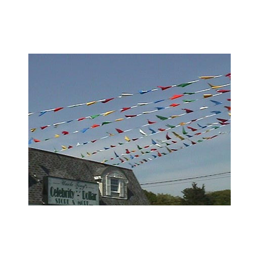 Hanging Flag Pennants, 100 ft - Store Fixtures Direct