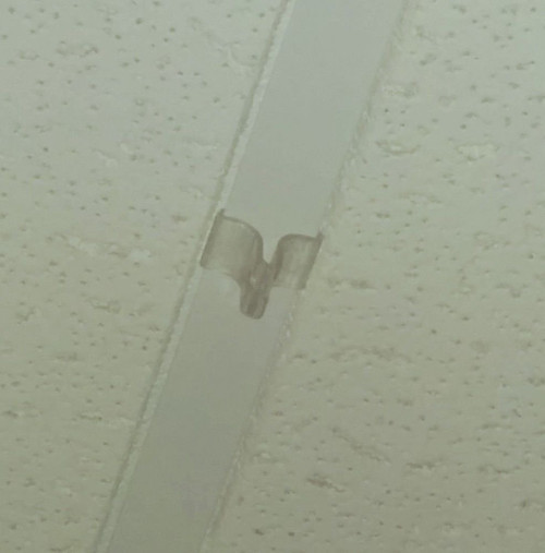 Plastic Drop Ceiling Grid Clips with 3/16" Diameter Hole - Store ...