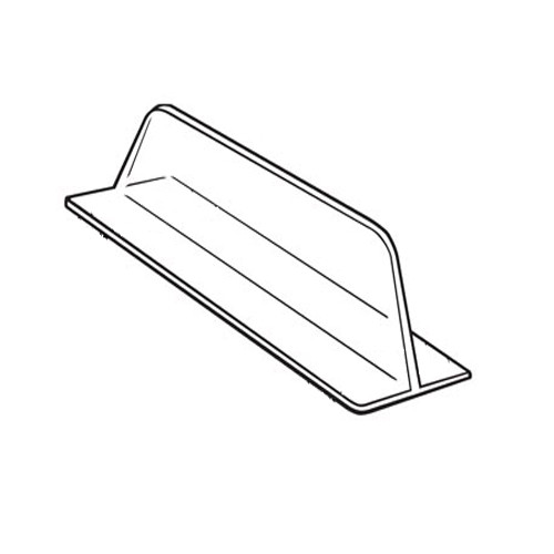 Lightweight T Shaped Plastic Shelf Divider - 10 Pack - Store Fixtures ...