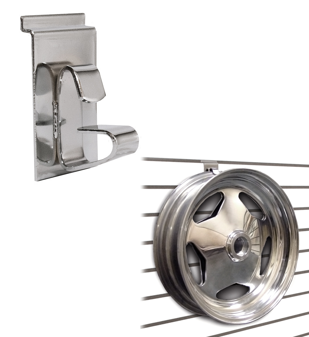 Slatwall Wheel & Rim Holder - Store Fixtures Direct