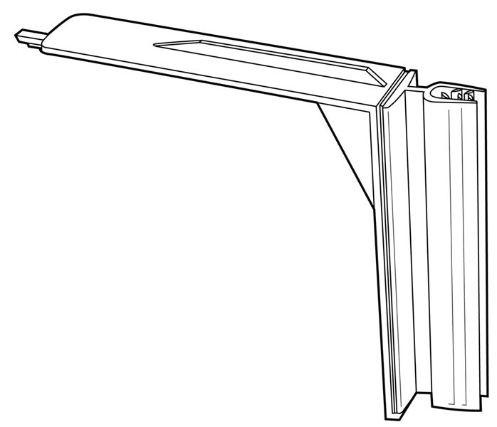 Protruding Gondola Shelf Sign Holder - Store Fixtures Direct