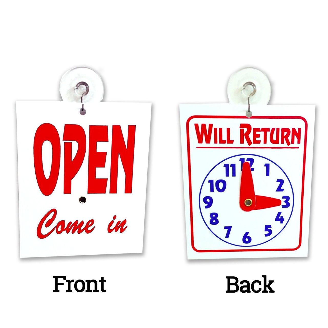 Adjustable Clock Sign - Store Fixtures Direct