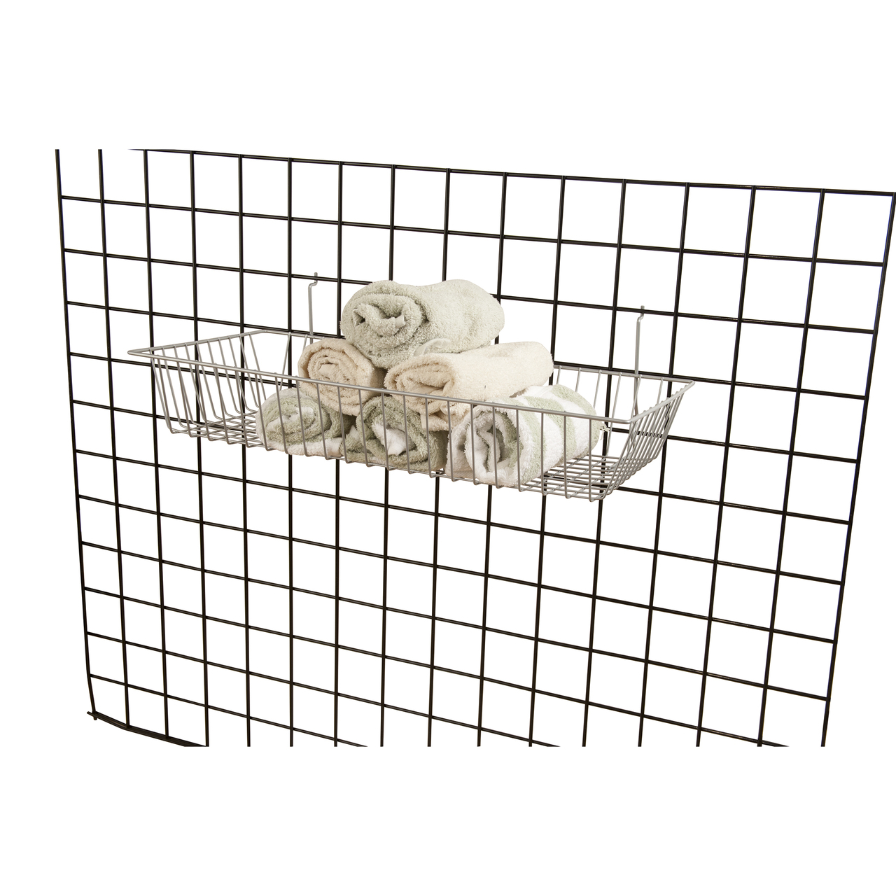 24" Shallow Retail Wire Baskets, 6 Pack - Store Fixtures Direct