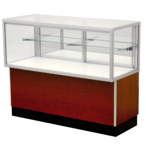 Assembled Half Vision Glass Showcase - Store Fixtures Direct