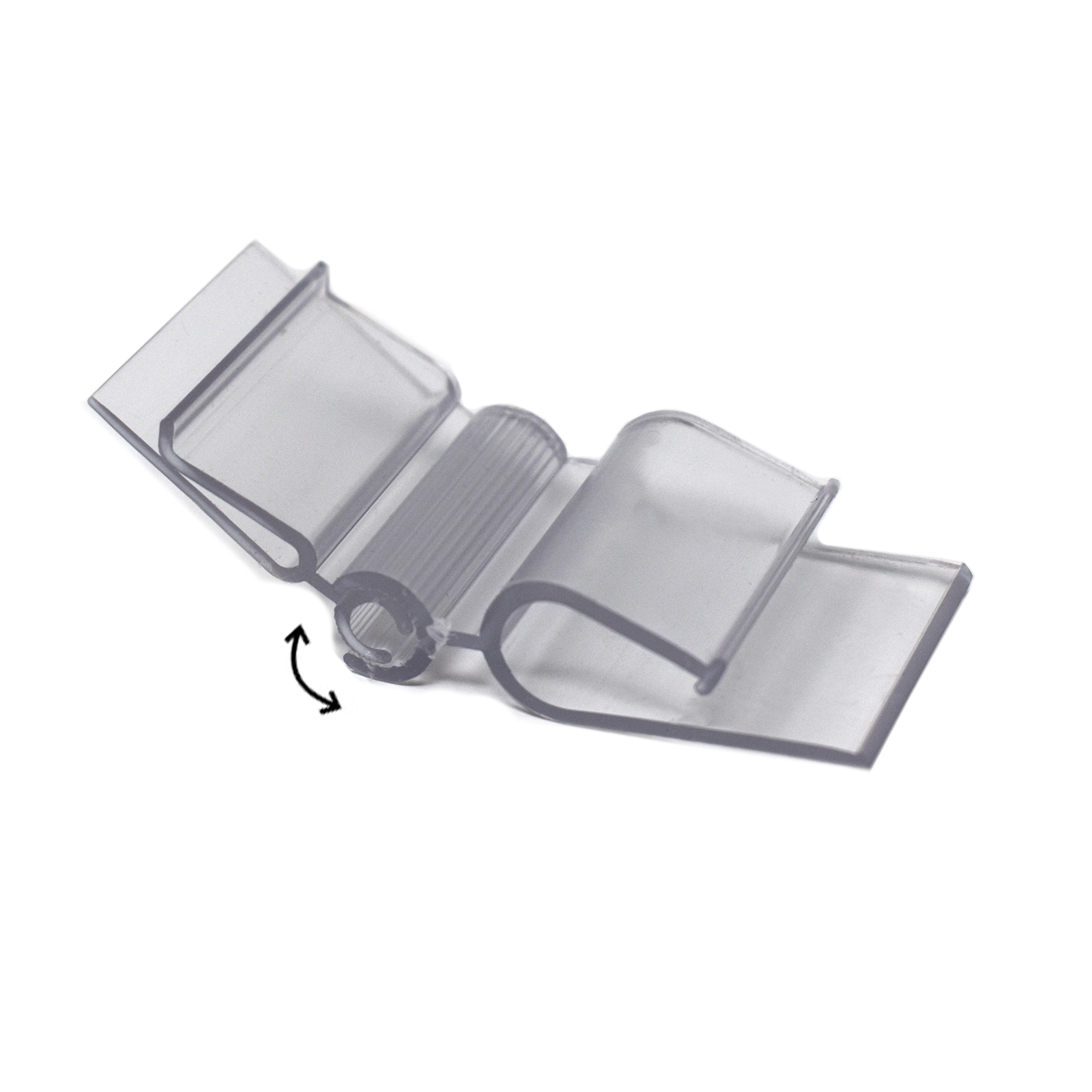 2 Part Adjustable Angle Bowl Sign Clip, Pivoting Food Tray Sign Holder ...