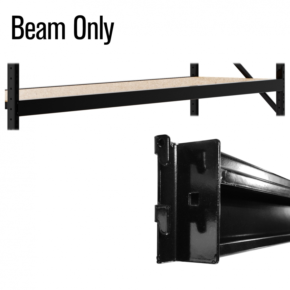 Wide Span Beam 96"L Black - Store Fixtures Direct