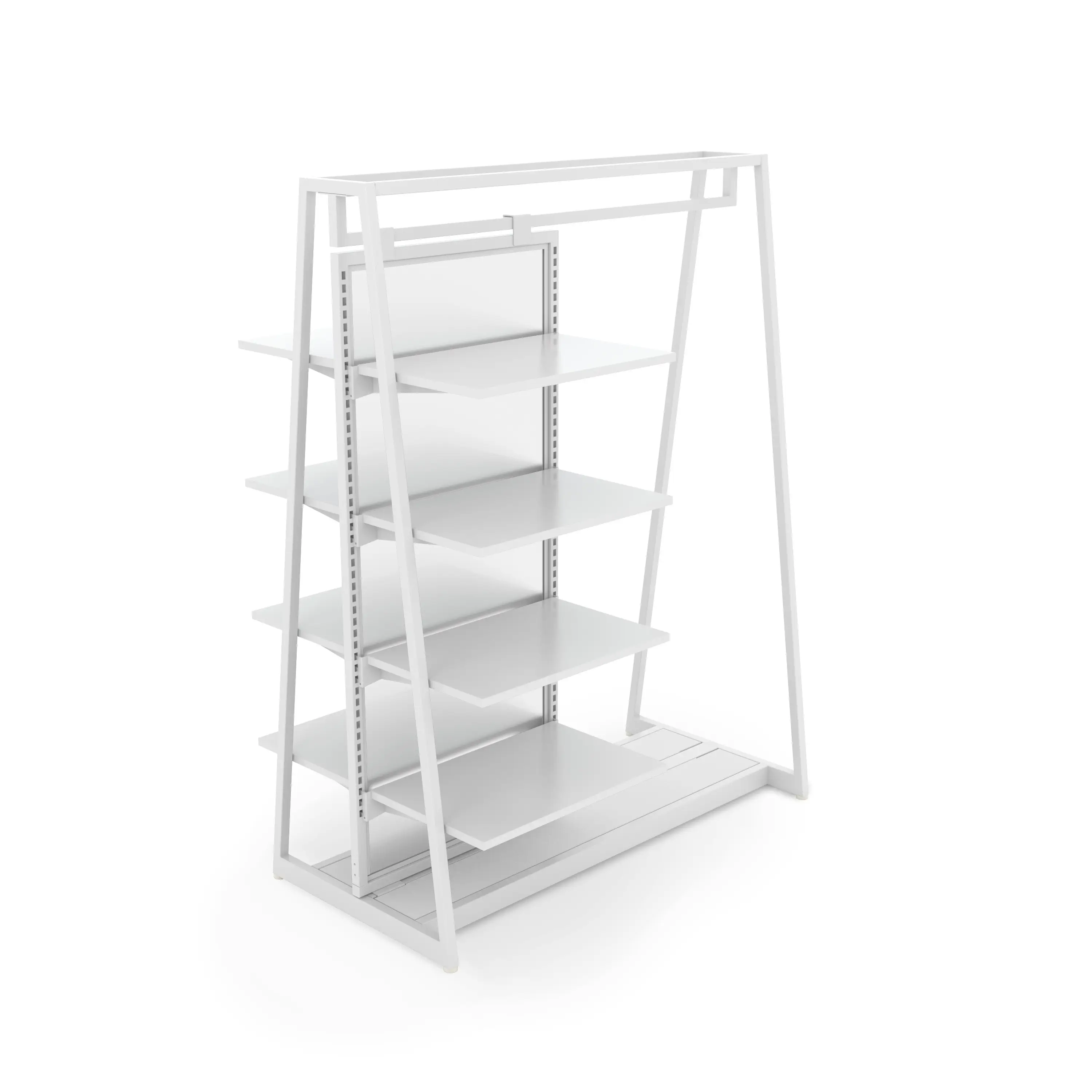On Point 48" Floor Merchandiser Kit 6 Hanging and Shelving Display ...