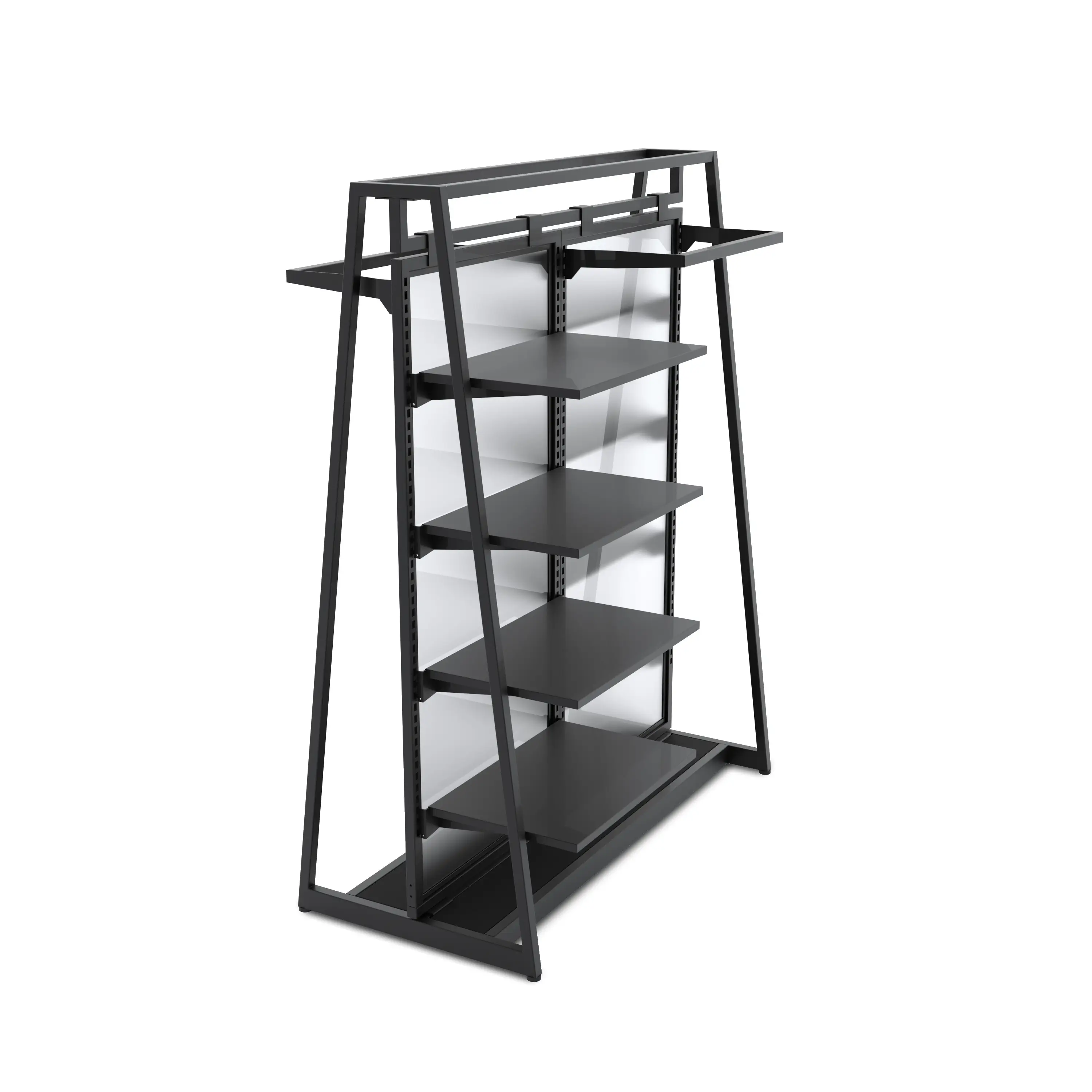 On Point 48" Floor Merchandiser Kit 7 Hanging and Shelving Display ...