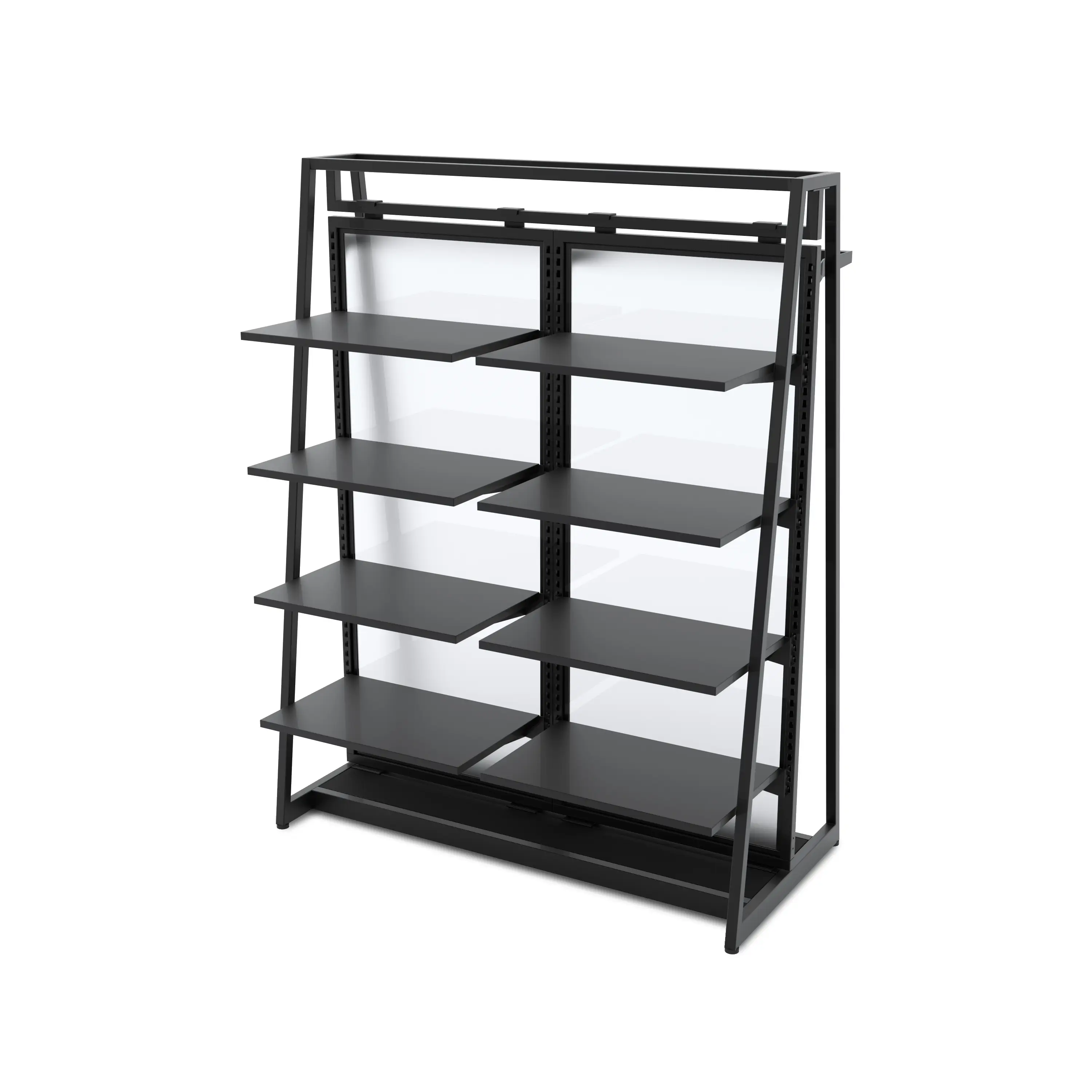 On Point 48" Floor Merchandiser Kit 7 Hanging and Shelving Display ...