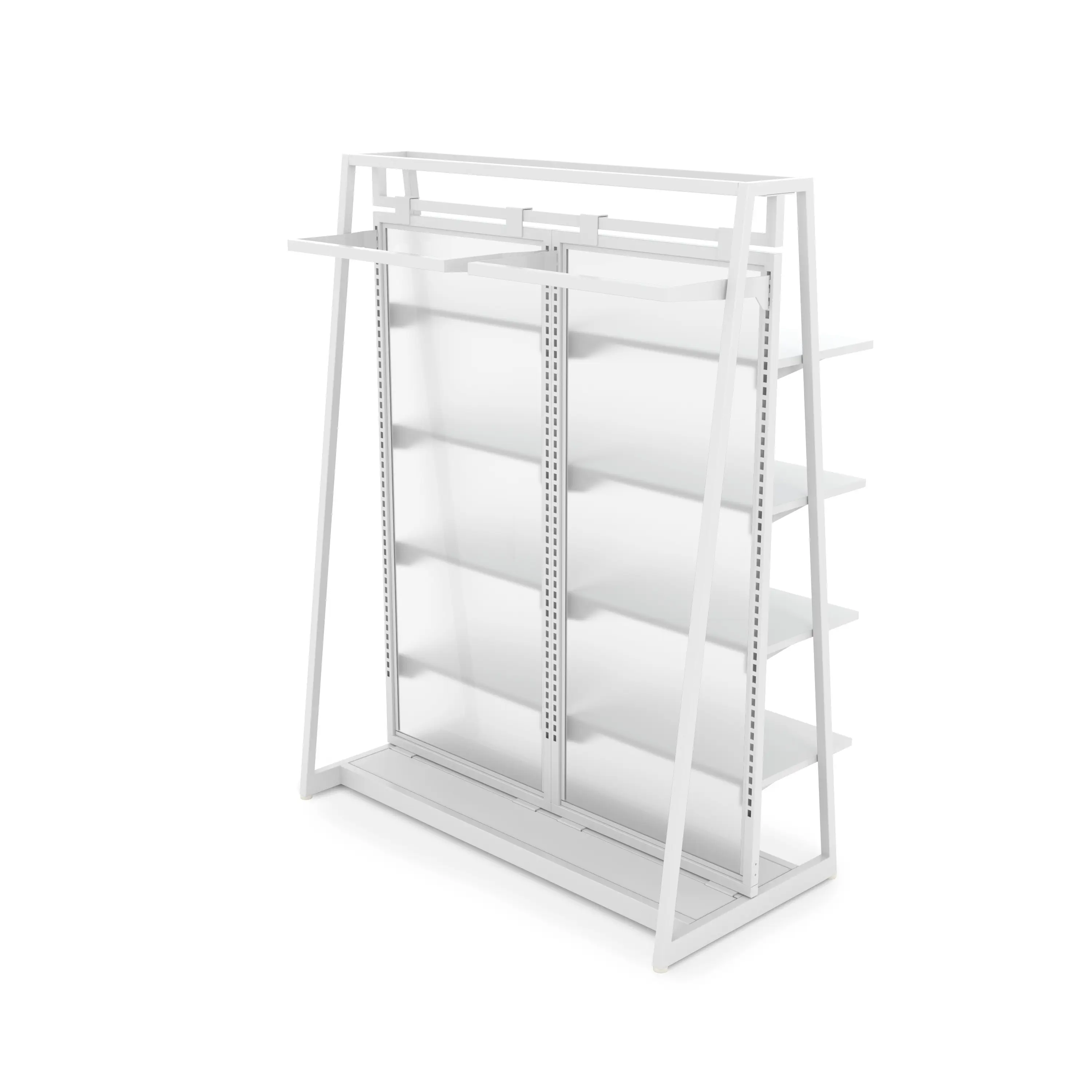 On Point 48" Floor Merchandiser Kit 7 Hanging and Shelving Display ...