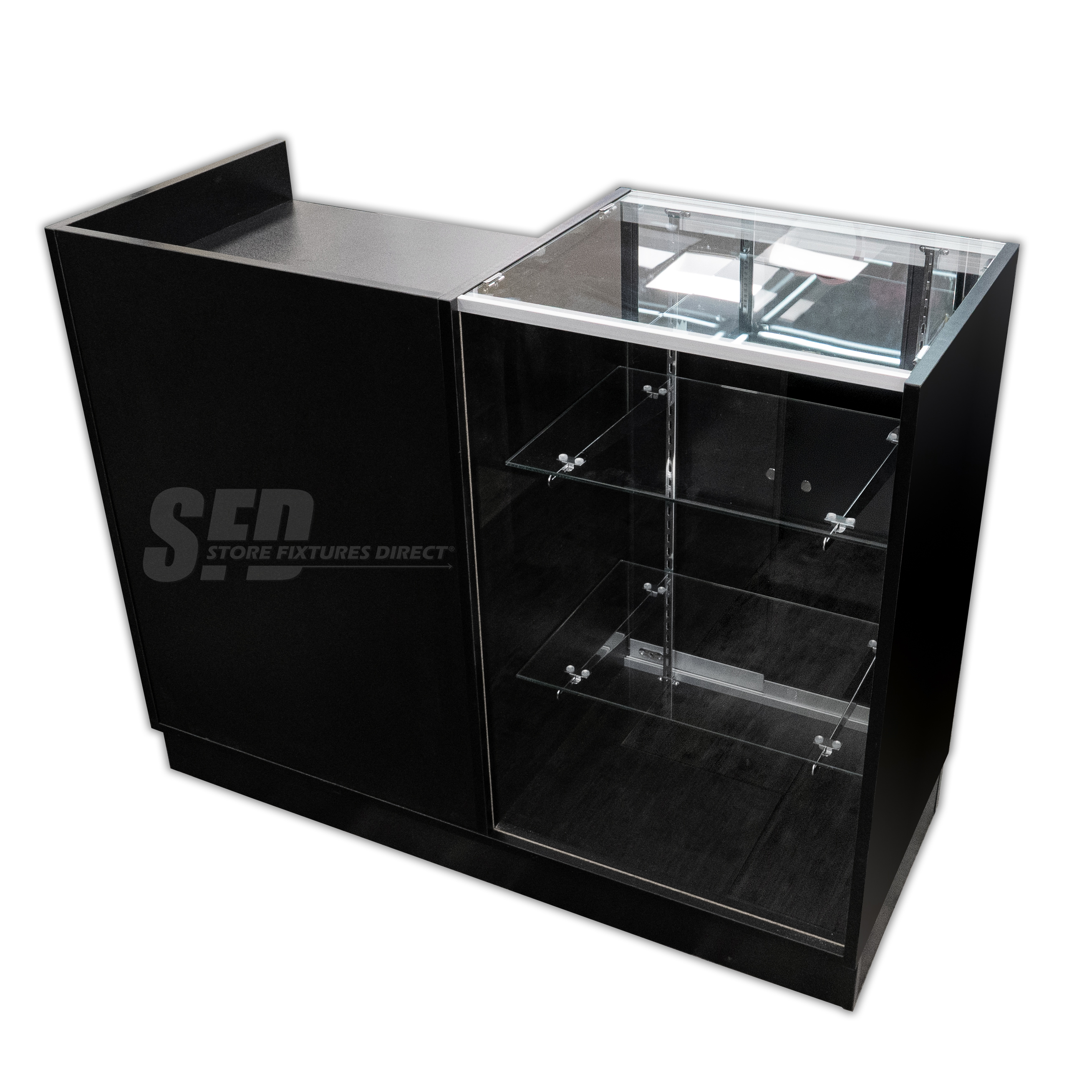 Register Stand / Glass Combo