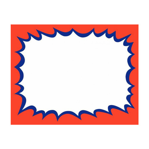 BLANK Value Sale Sign Cards - 100 Pack - Store Fixtures Direct