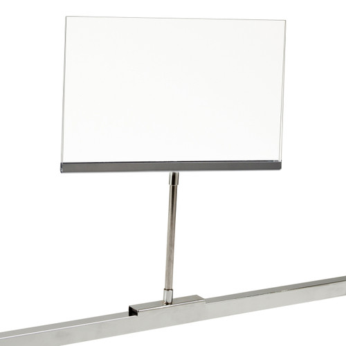 Magnetic Retail Rack Acrylic Sign Holder, 7" X 11" - Store Fixtures Direct