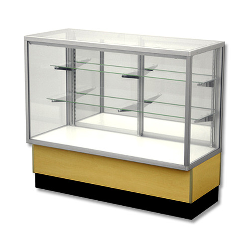 Assembled Full Vision Glass Showcase - Store Fixtures Direct
