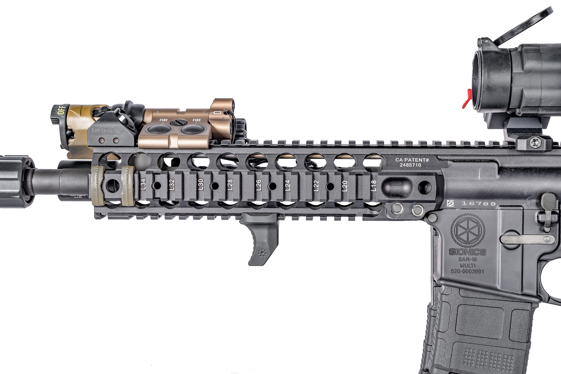 Hand Stop for Picatinny handguards