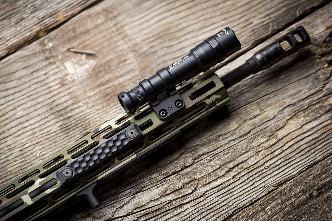 M-Lok 45 Degree Offset Scout Mount Surefire M300 M600 Streamlight