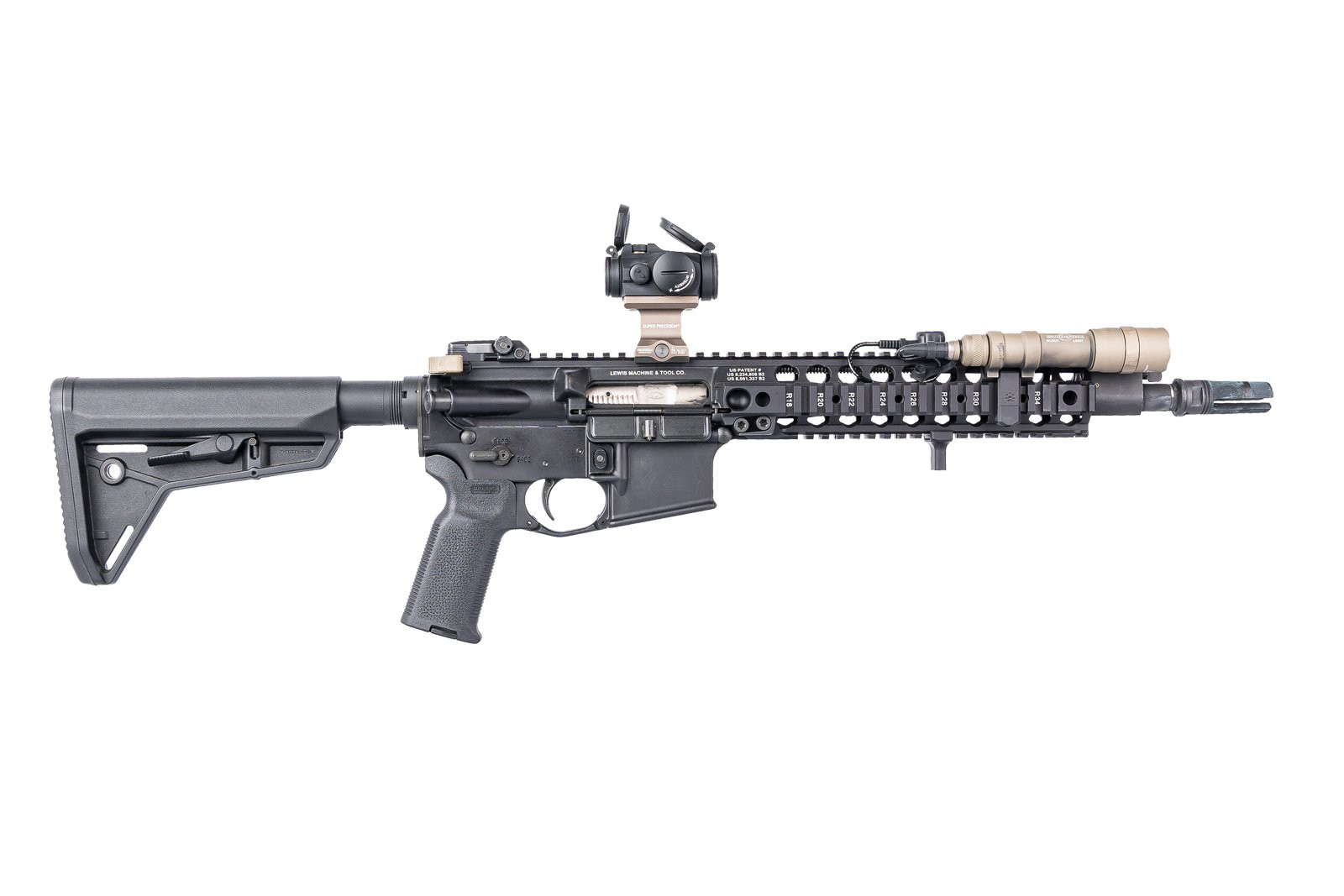 Picatinny 45 Degree Offset Scout Mount Surefire M300 M600 Streamlight