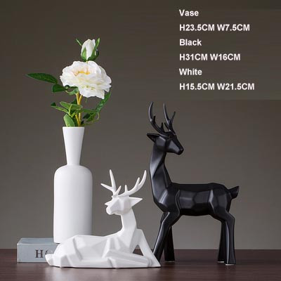 HW11222018 Deer & Vase - eVintageLife