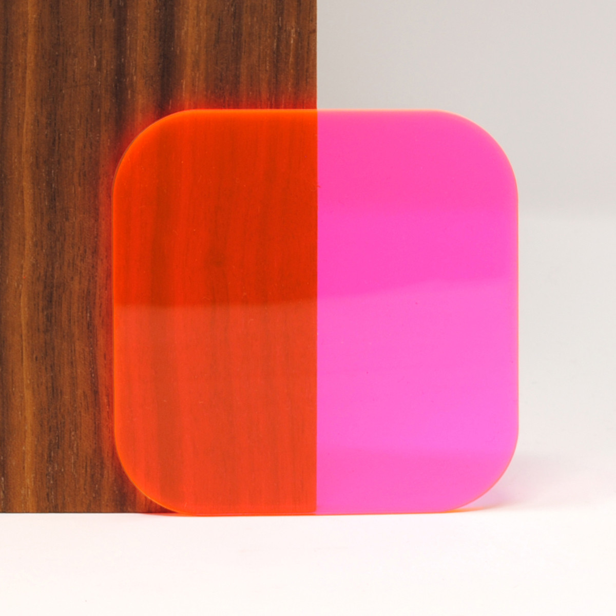 Clear Neon Pink - 3mm Cast Acrylic For Laser Cutting