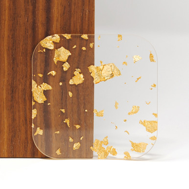 Gold Foil - 3mm Cast Acrylic For Laser Cutting