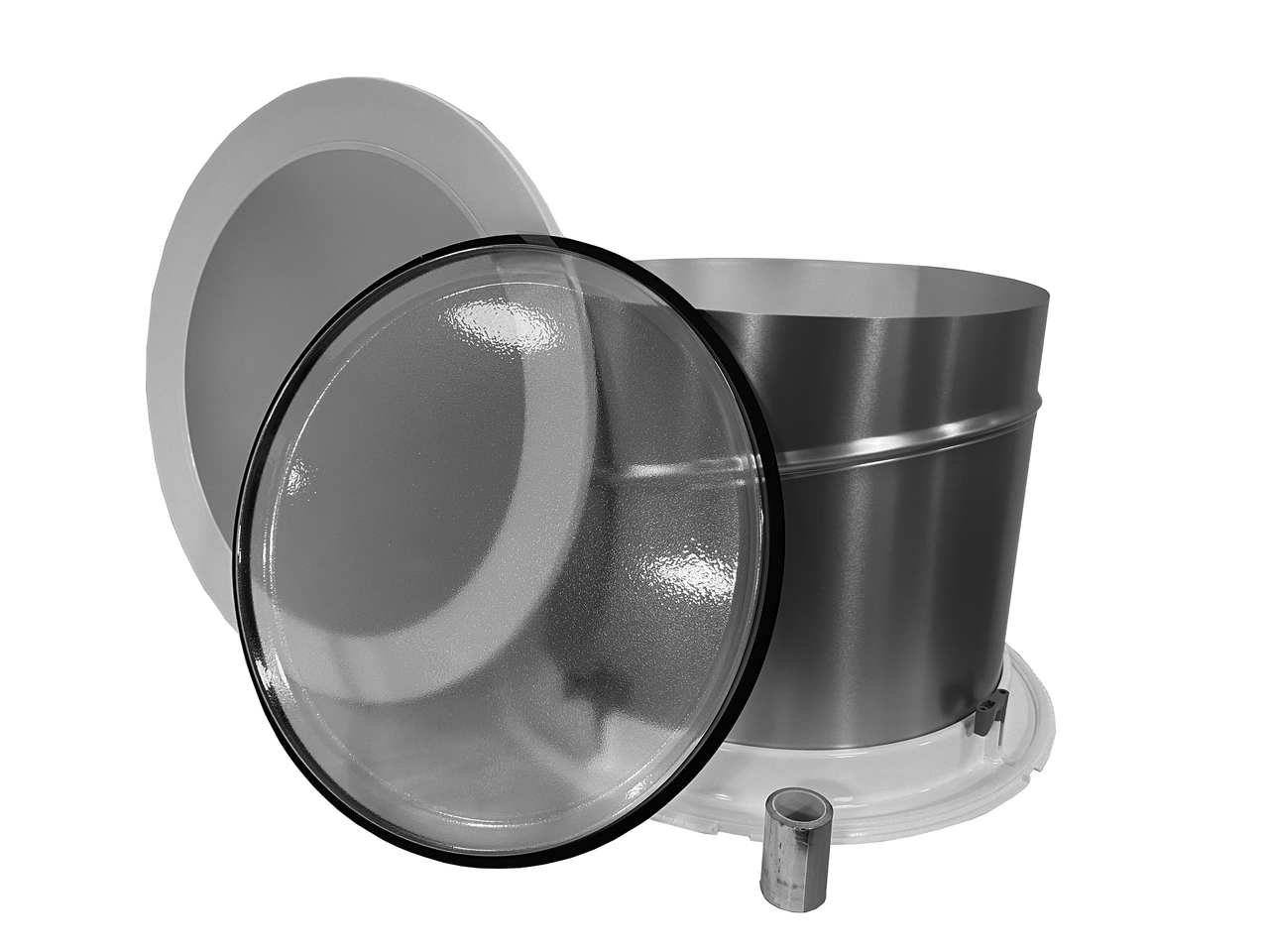 Solar Tube Replacement Lenses Dawn, The Sun Rises Behind The Planet