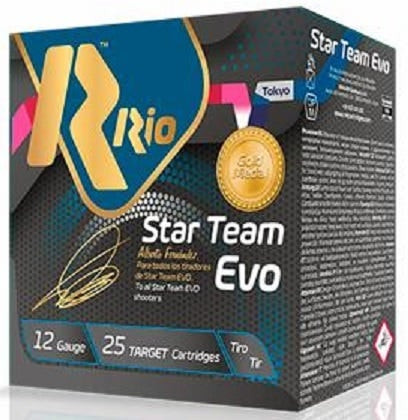 Rio Ammunition Star Team Evo 12 GA, 2-3/4in. 1-1/8oz. #8 Shot - 25 ...