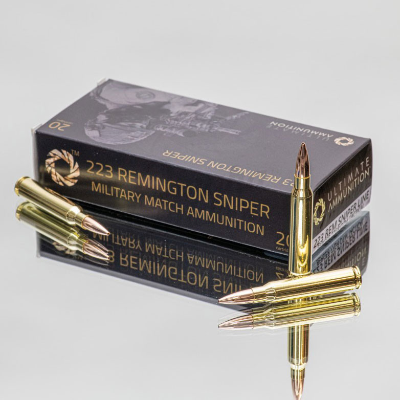 Ultimate Ammunition Sniper Match .223 REM, 77gr, OTM - 20 Rounds ...