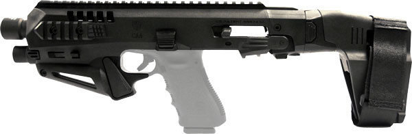 Caa Micro Roni Glock 17 Gen3/4 - Conversion W/brace Black